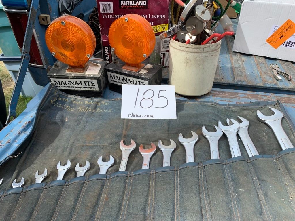 wrenches, magnets, draw pins