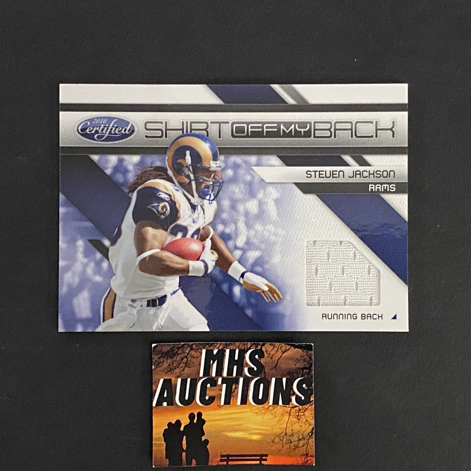 STEVEN JACKSON 2010 PANINI JERSEY CARD #120/125 ONLY 125 MADE IN THE WORLD (ref2796)