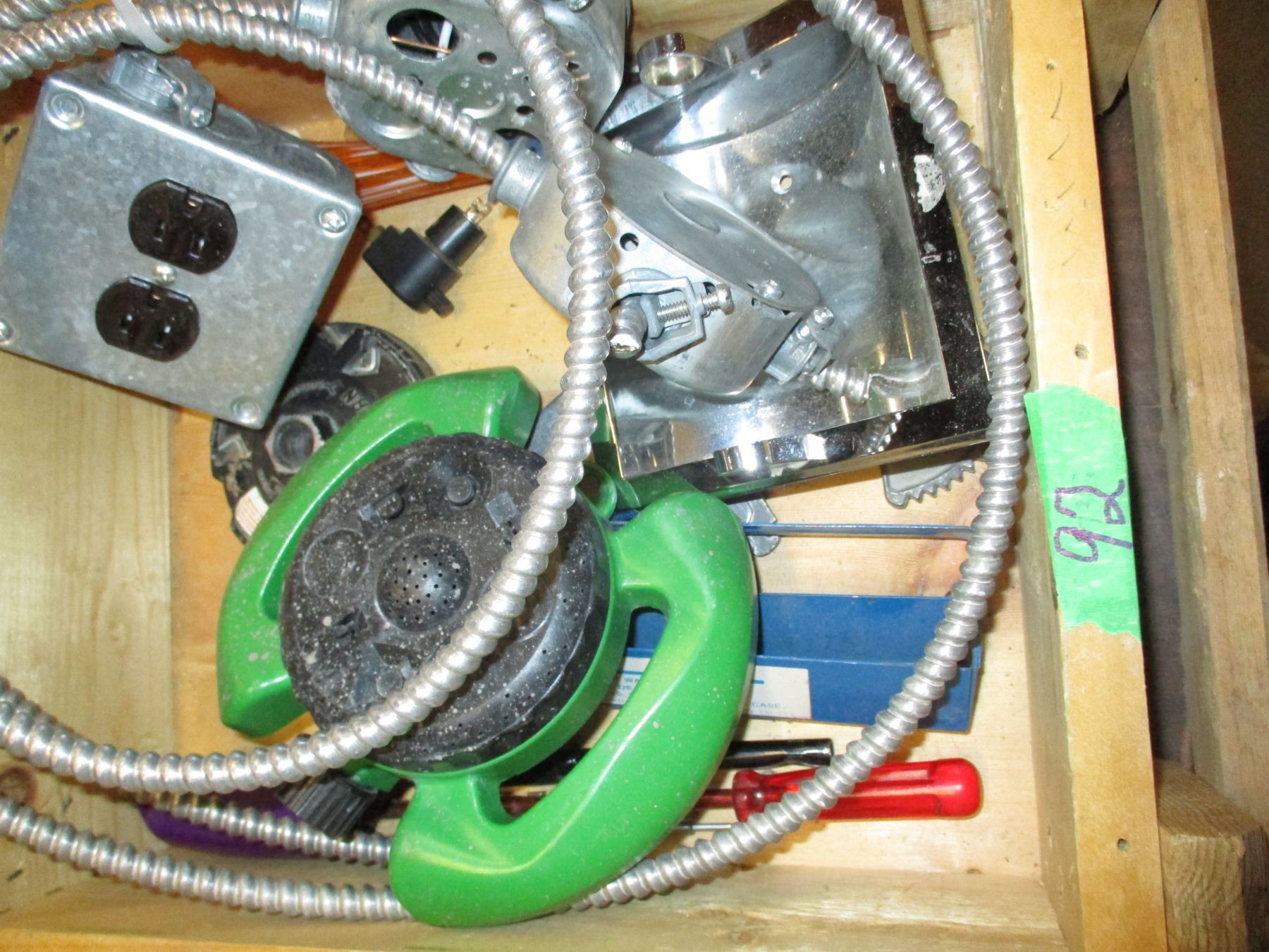 BOX C/W ELECTRICAL, SPRINKLER, MISC