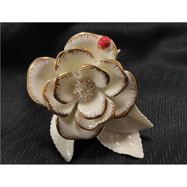Lenox Flower with Ladybug