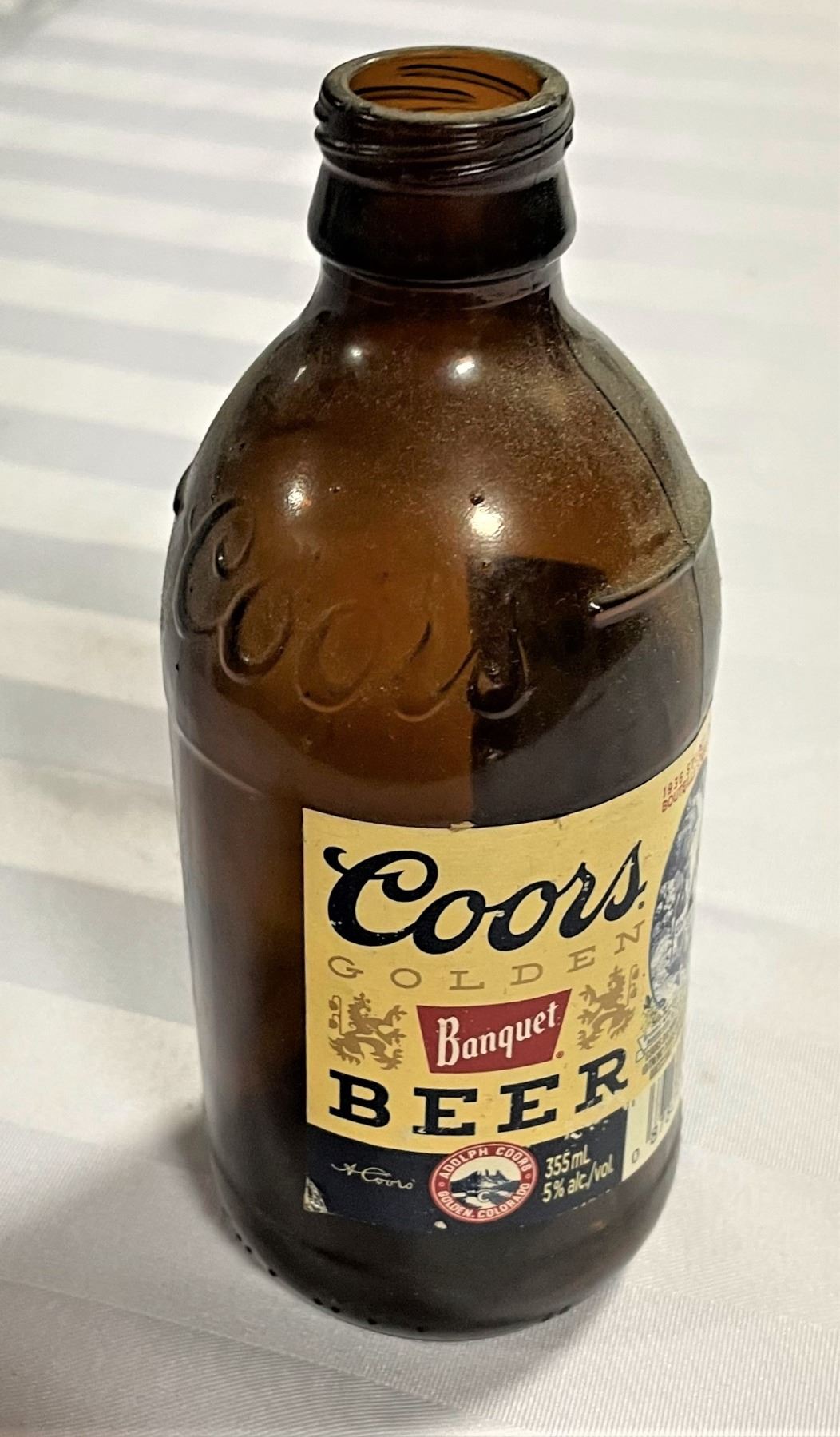 Coors Beer , Banquet Bottle Brown