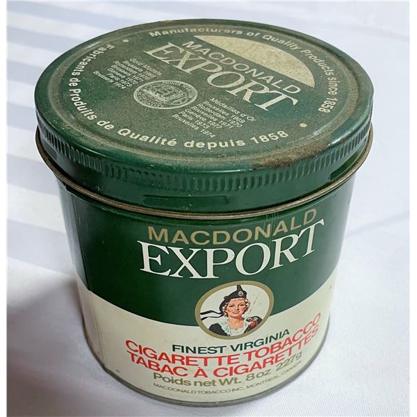 Macdonald's Export Can , Green