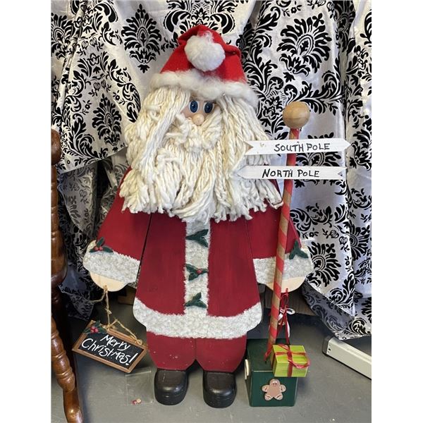 Wooden Santa Claus