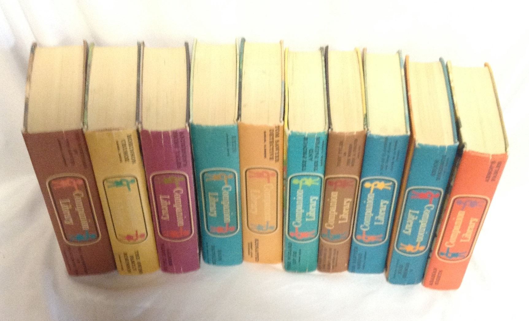 Companion Library Classic Hardcover Novels, TEN BOOKS, Vintage Books