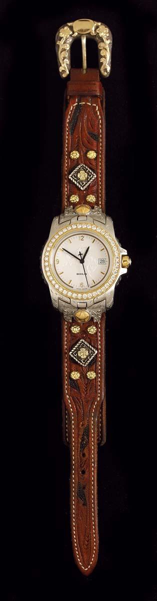 Bohlin Stainless & 18K Watch with Diamonds