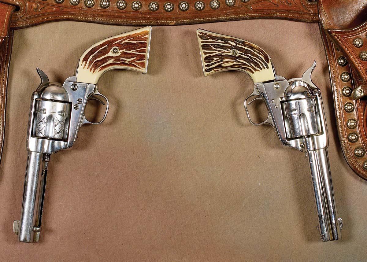 Roy Rogers' Personal Edward H Bohlin Gun Rig with Colts