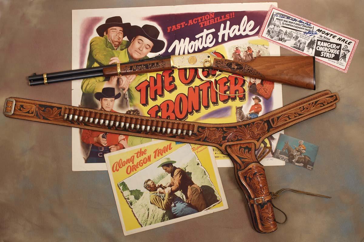 Monte Hale Tribute Rifle, Gun Rig & Movie Posters