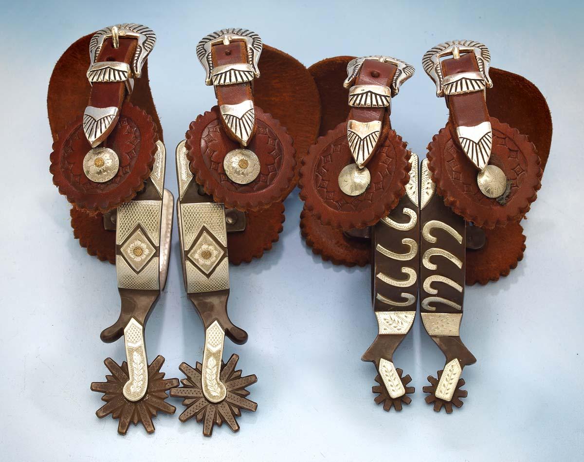 Two Pair of Contemporary Spurs