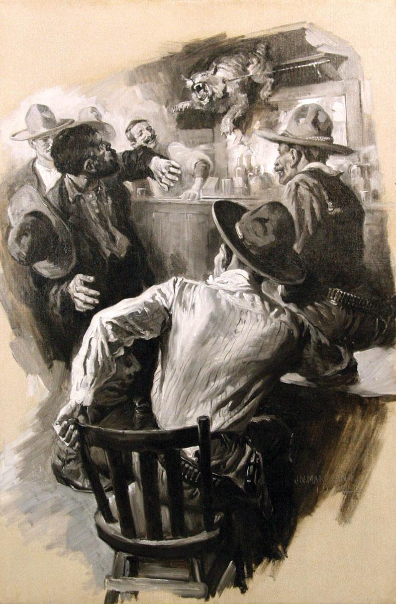 John Marchand Saloon Painting