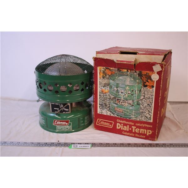 Coleman Dial Temp Catalytic Heater Bodnarus Auctioneering