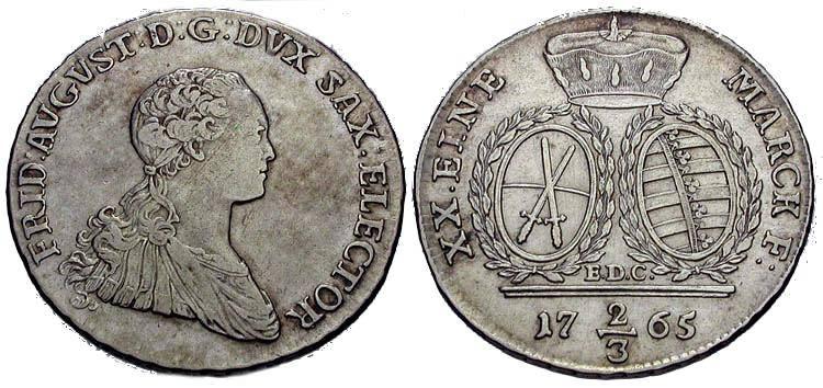 German States-Saxony, Friedrich August III (1763-1806), 2/3 Thaler ...