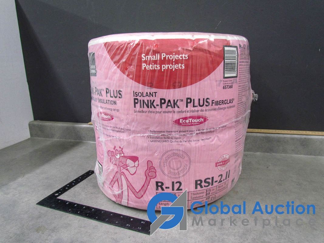 **A Roll of NEW Pink-Pac Plus Fiberglass