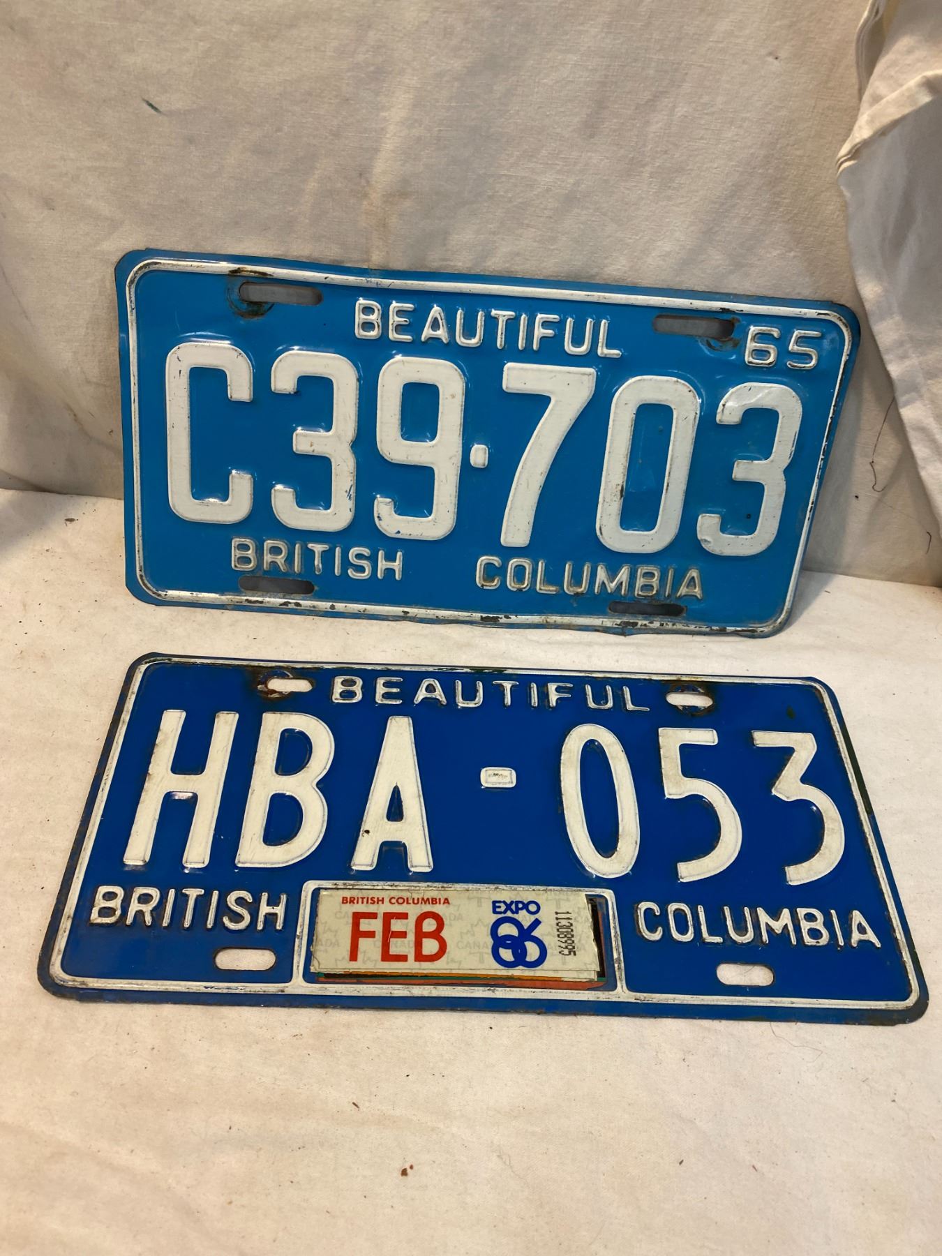 BC license plates