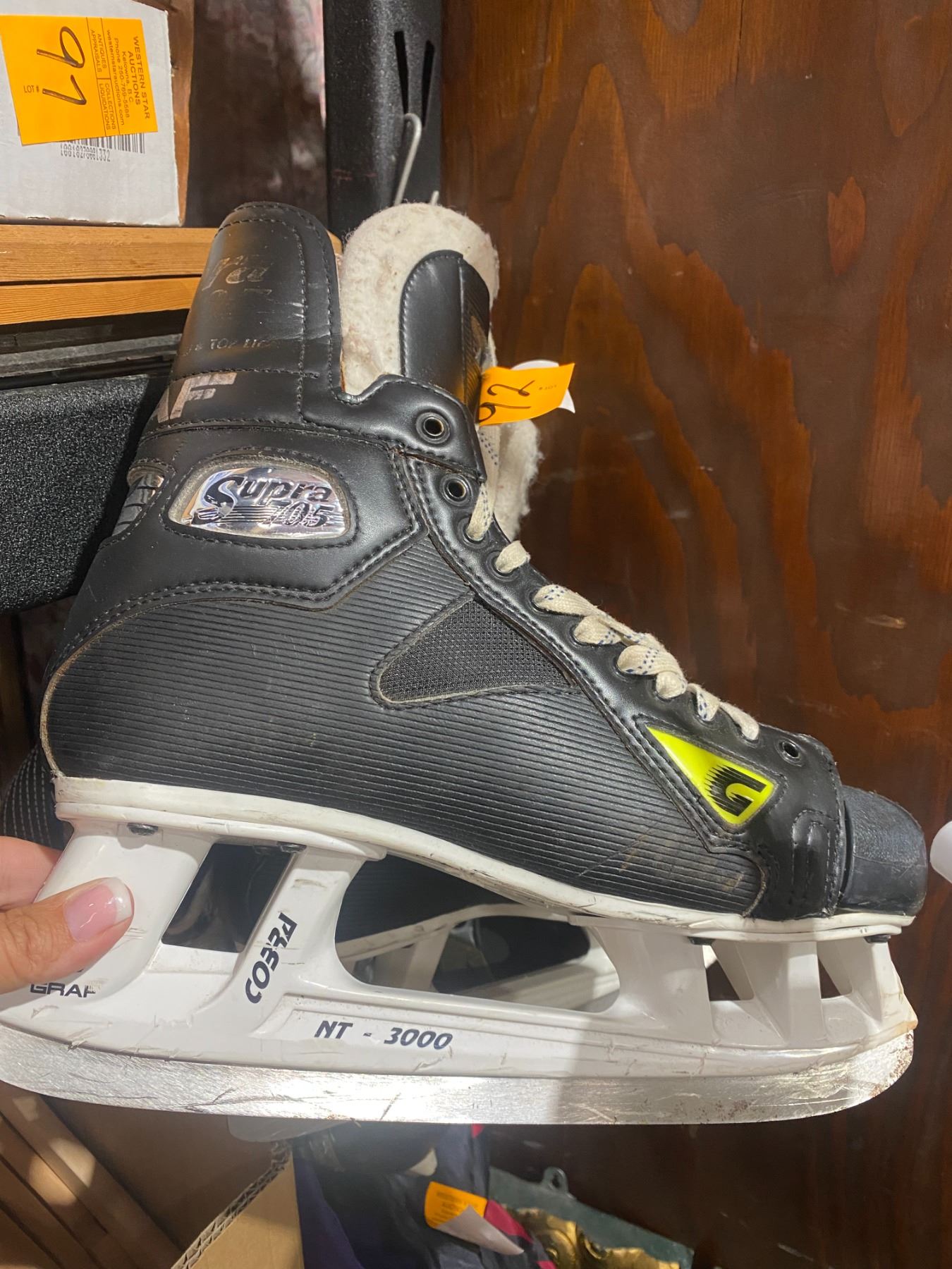Graph skates size not shown