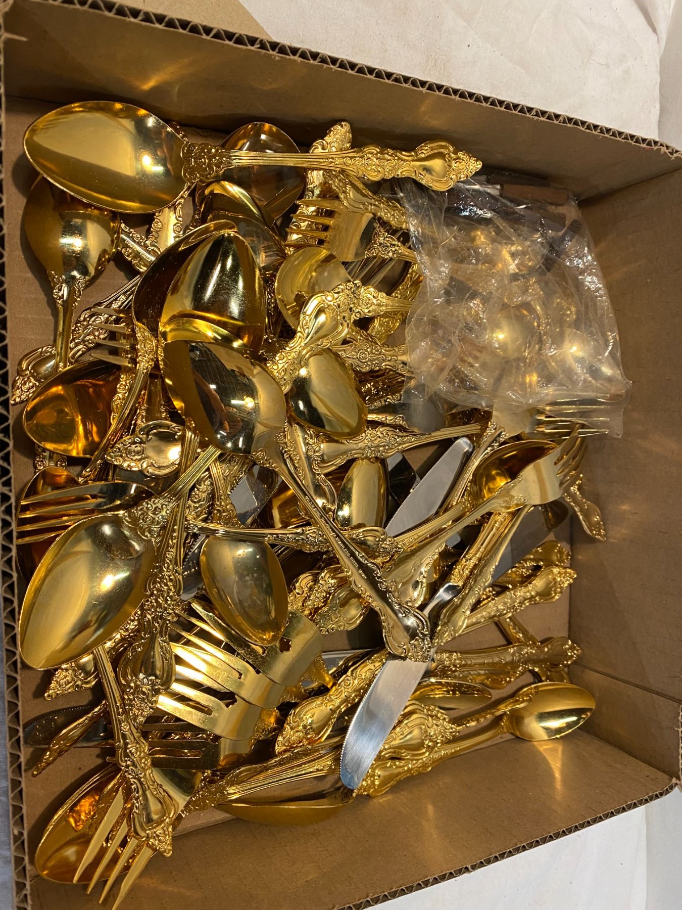 Gold plated North craft flatware