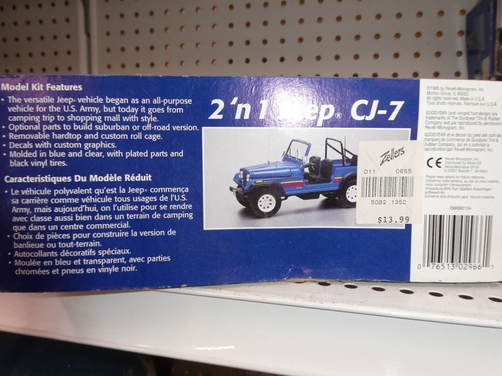 2'n1 Jeep CJ-7 model & Electronic Battleship Game