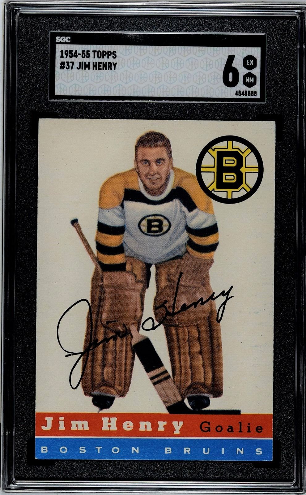 1954-55 Topps #37 Sugar Jim Henry (SGC 6.5)
