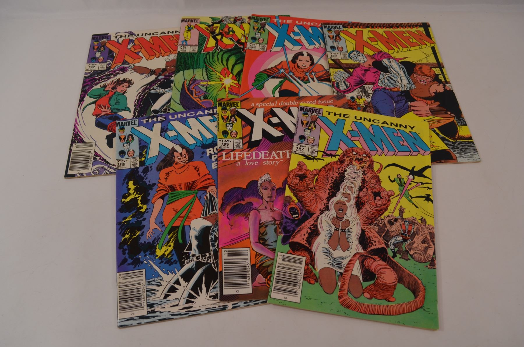 Uncanny X-Men 180-183 185-187 CPV