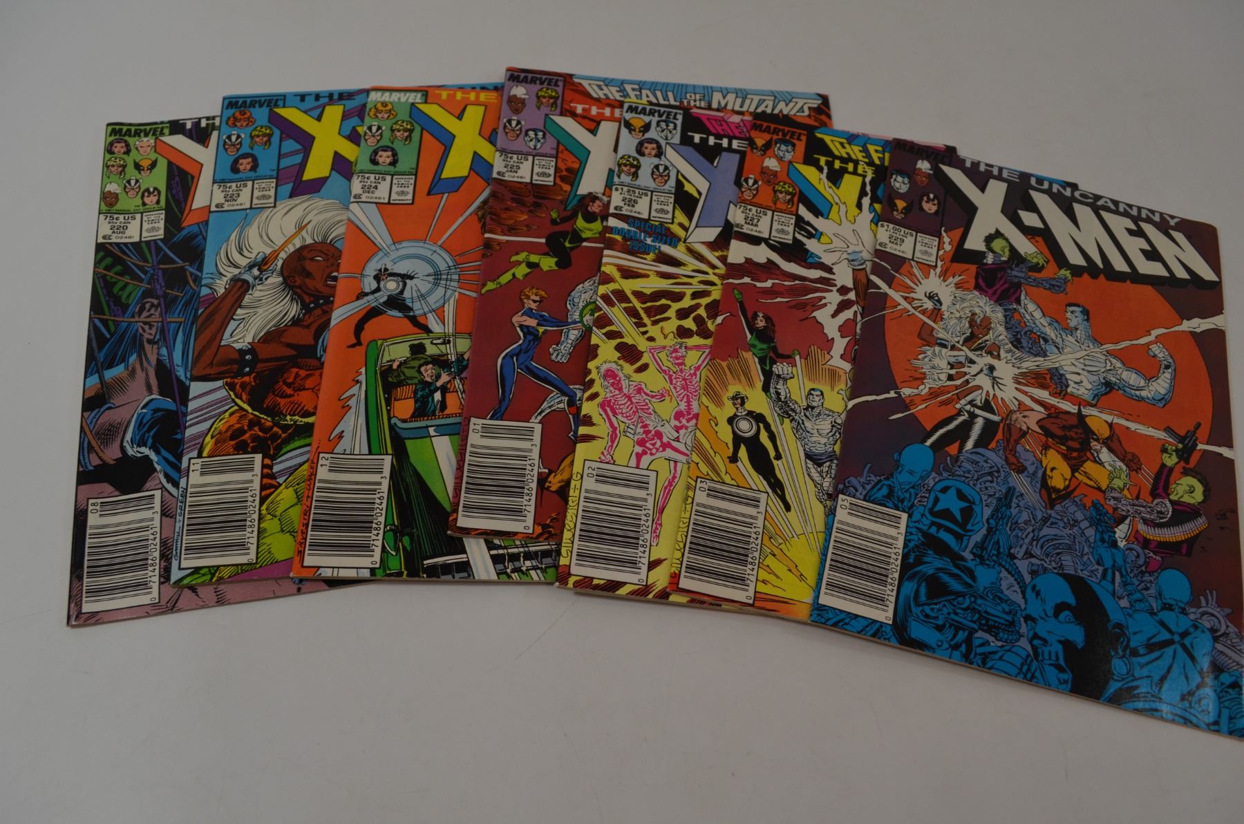 Uncanny X-Men 220 223-227 229 Newsstand