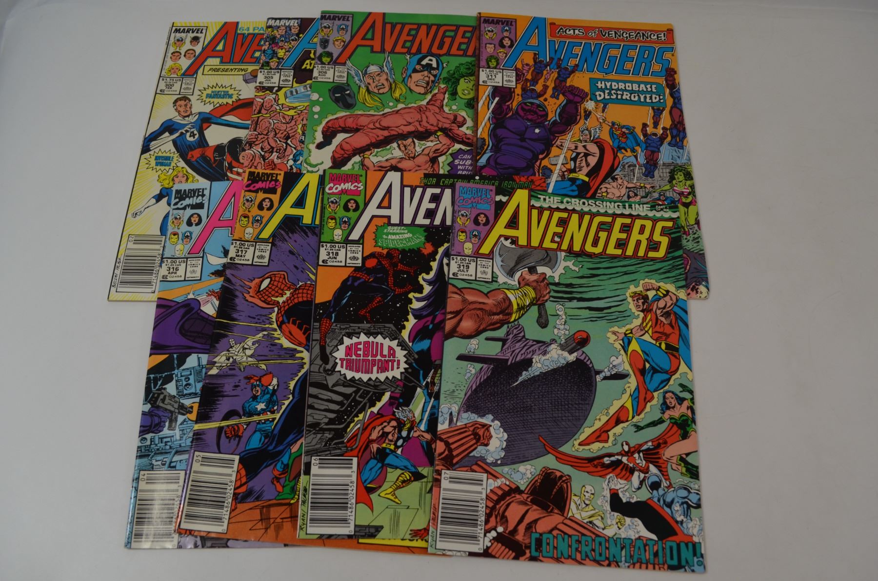 Avengers 300 305 306 311 316-319