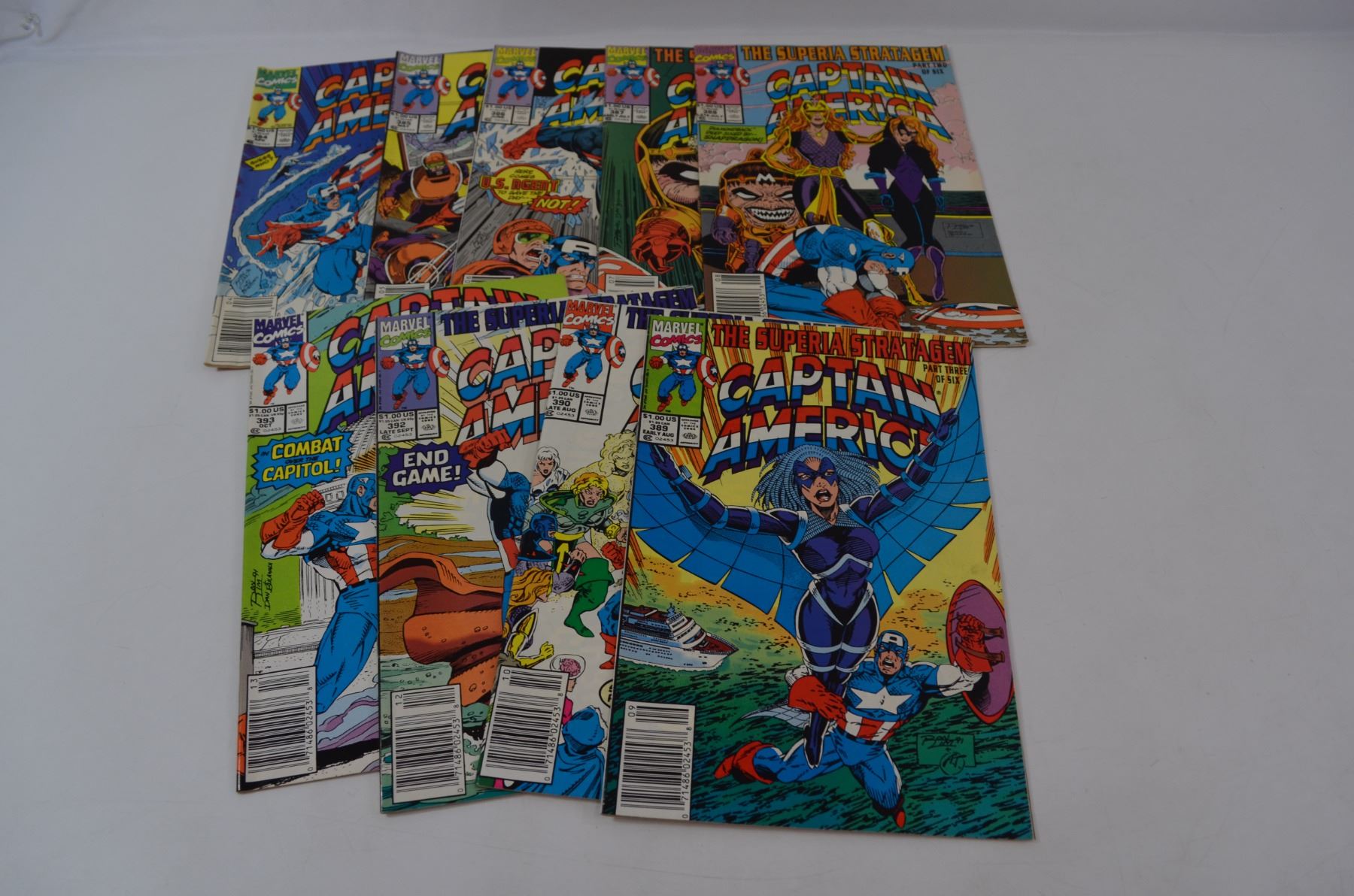 Captain America 384-390 392 393