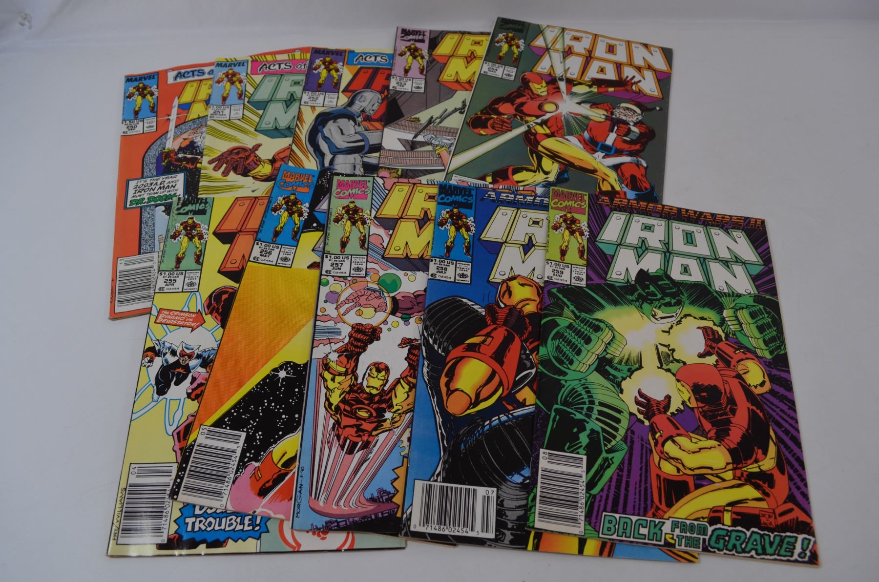 Iron Man 250-259 Newsstand