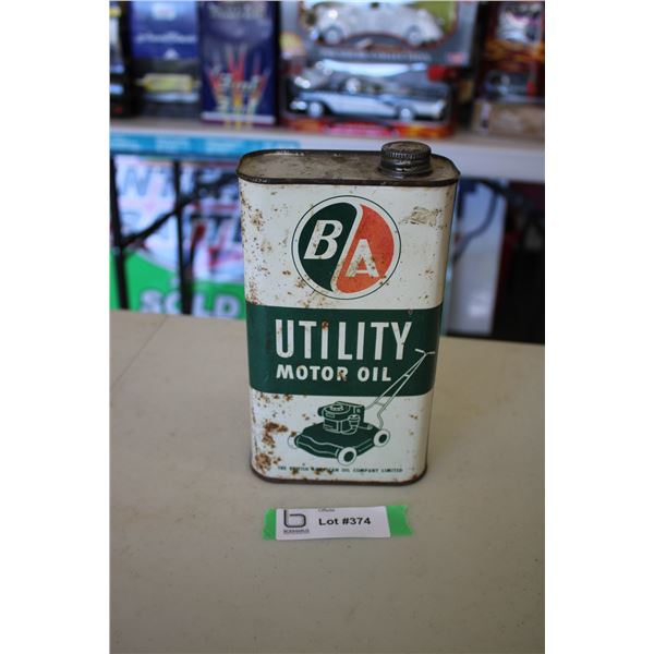 Ba Outboard Utility Oil Tin Bodnarus Auctioneering