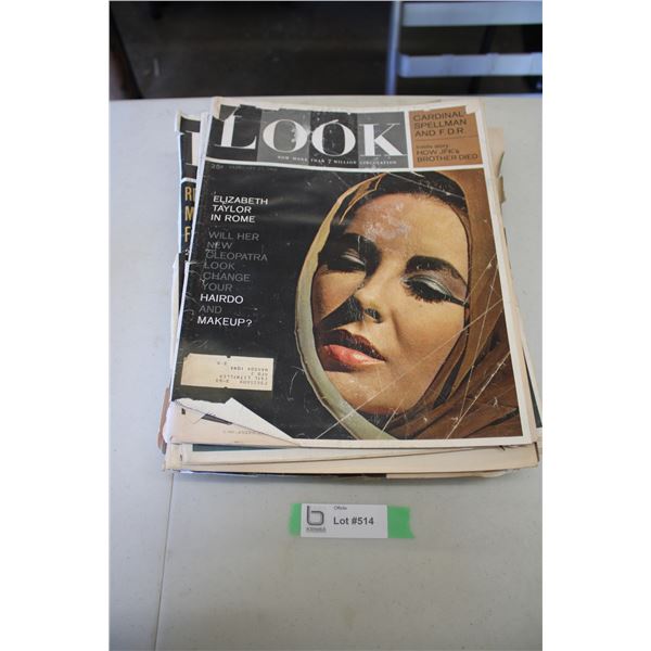 12 Vintage Look Magazines May Be Missing Pages