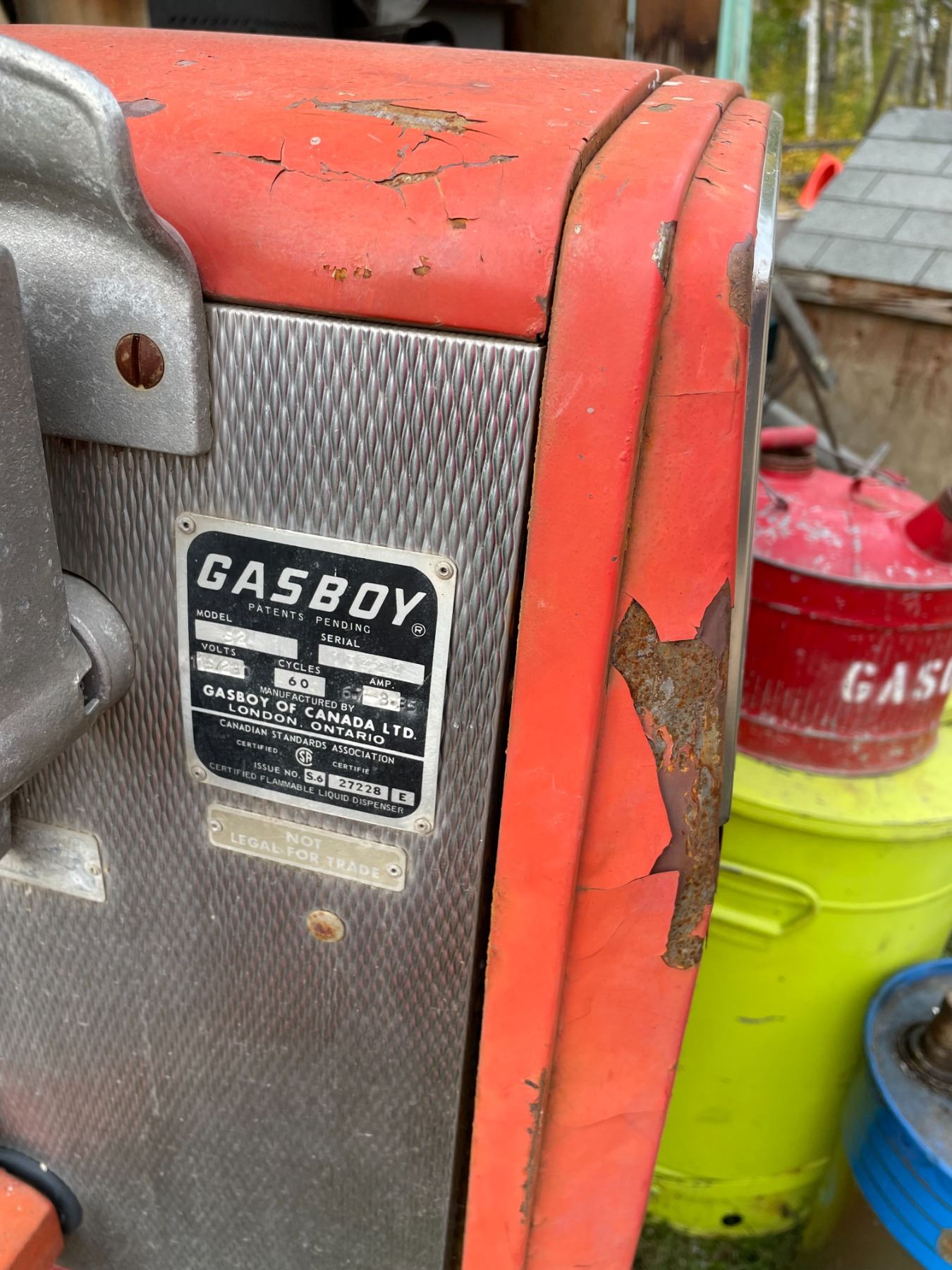 Vintage Gas Boy Pump