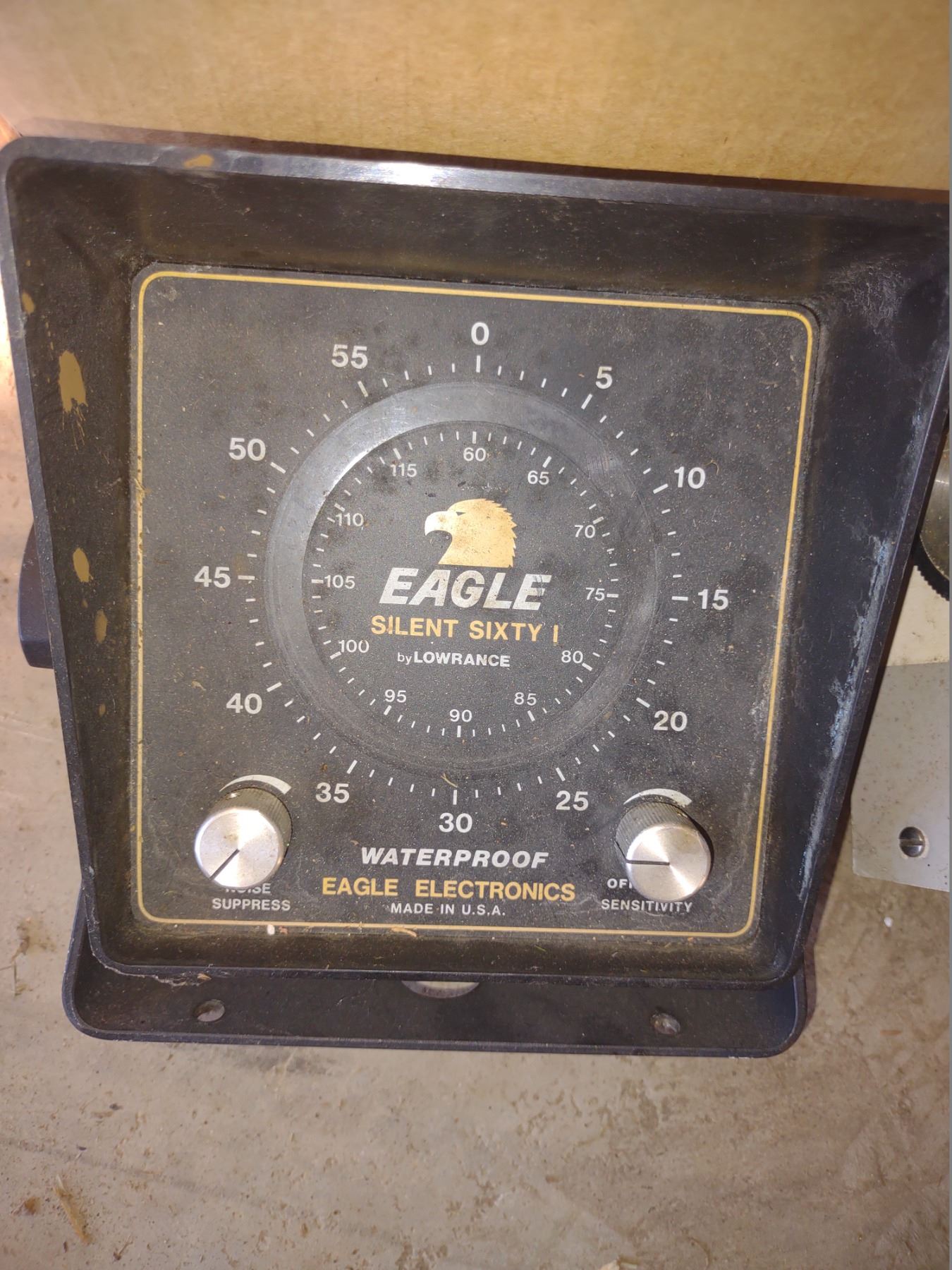 EAGLE SILENT 60 & HEATHKIT MI-11A DEPTH FINDERS