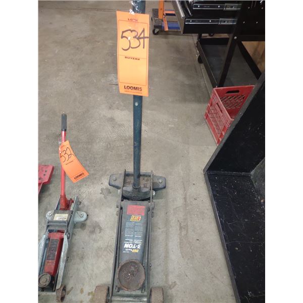 MVP PRO-LIFT 3 TON FLOOR JACK, GOOD WORKING CONDITION