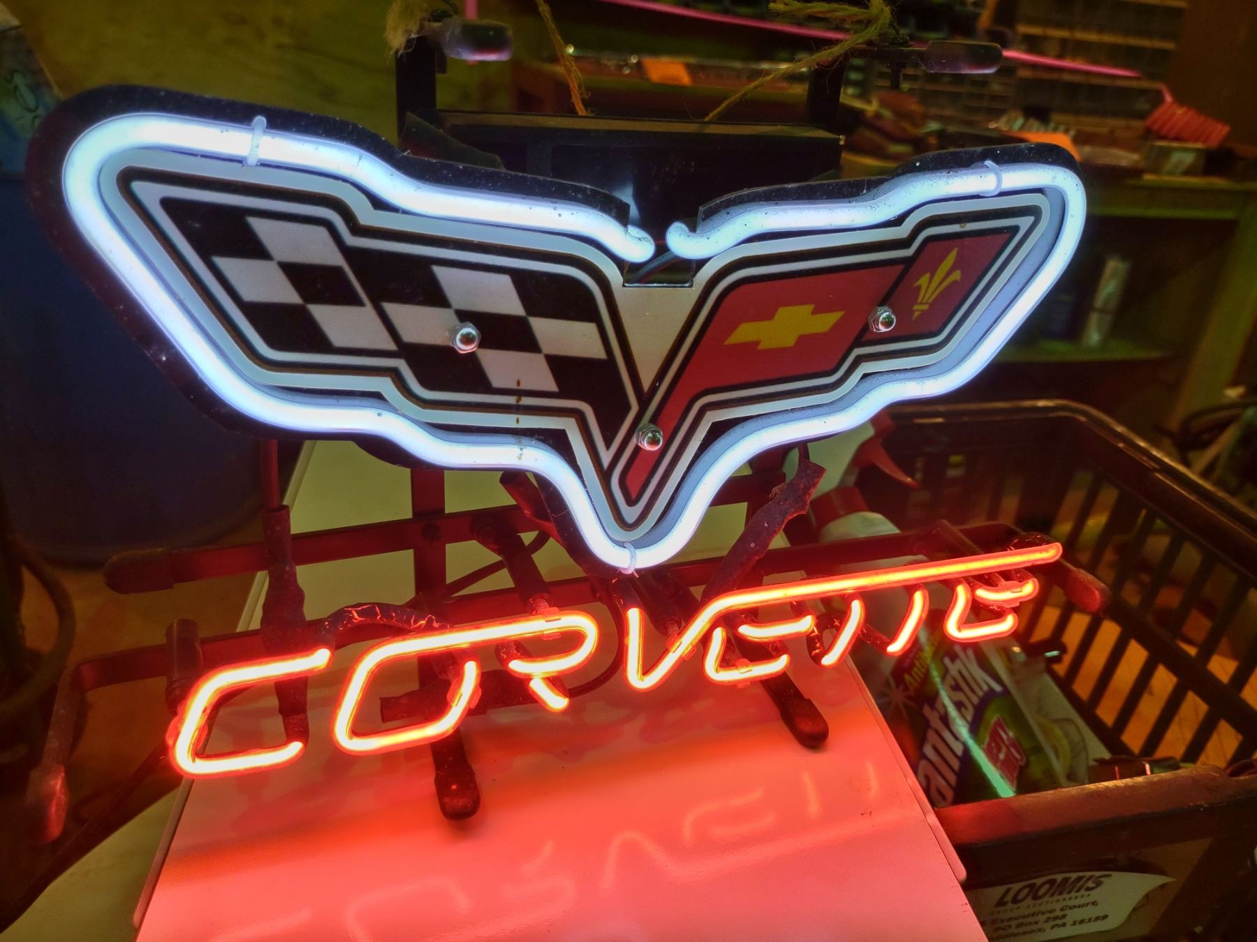 NEON CORVETTE SIGN