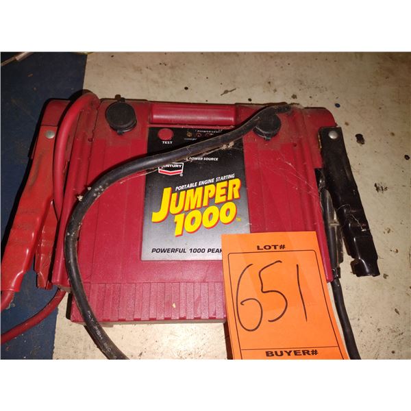 LIKE-NEW JUMPER 1000 PORTABLE ENGINE STARTER