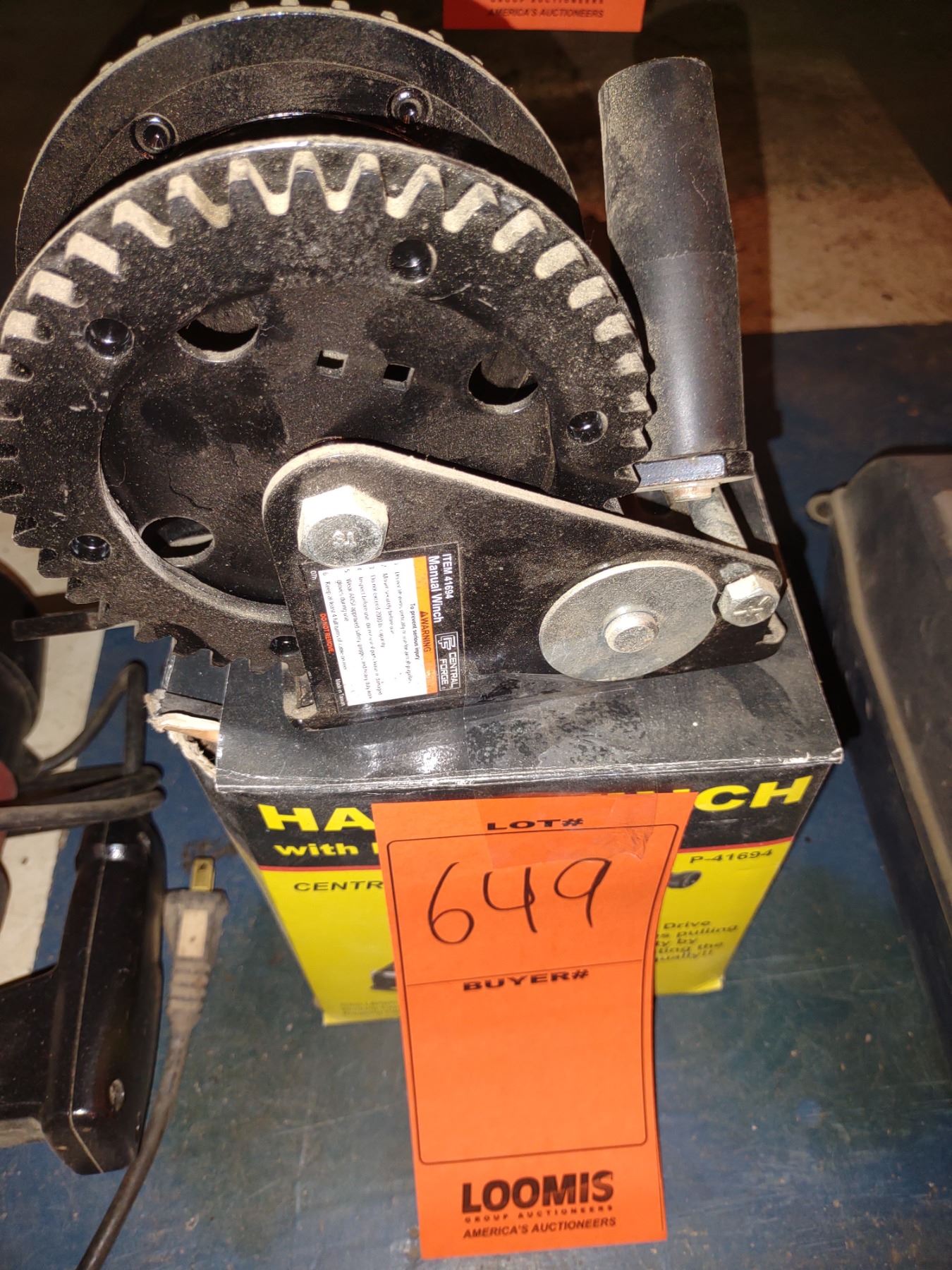 NEW CENTRAL FORGE HAND WINCH