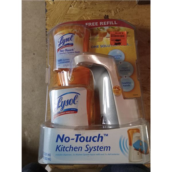 NEW LYSOL NO TOUCH KITCHEN SYSTEM (X3)