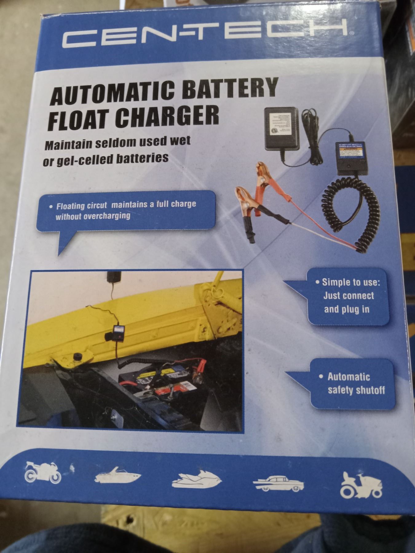 CEN-TECH AUTOMATIC BATTERY FLOAT CHARGER (X3)