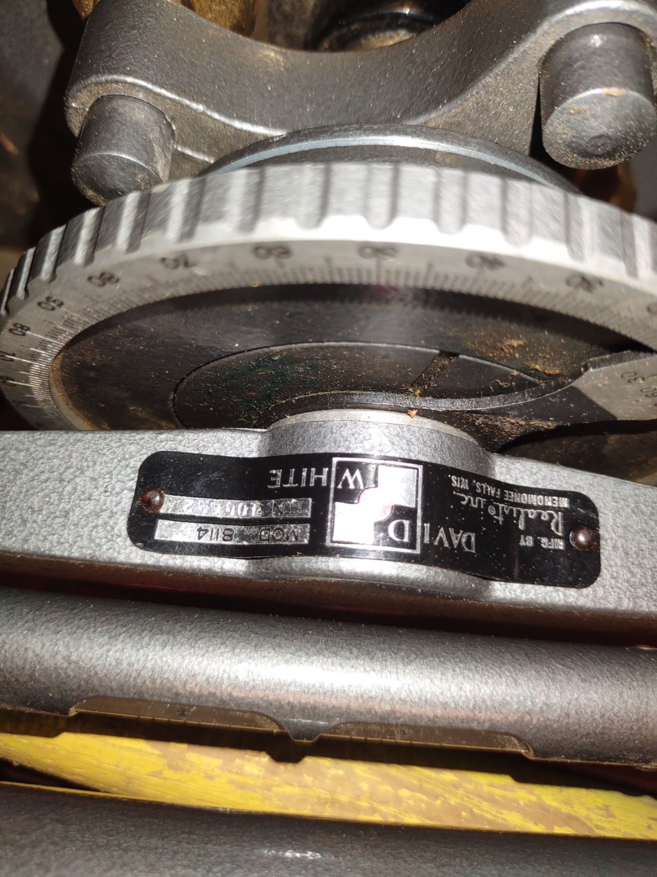 DAVID WHITE INSTRUMENT TRANSIT SET MODEL 8114