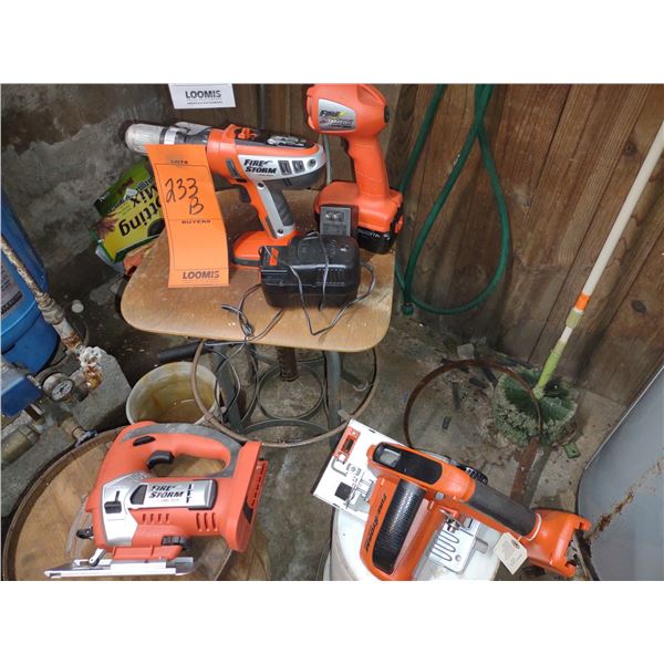 4 PC R/C B & D FIRESTORM R/C HAND TOOL SET