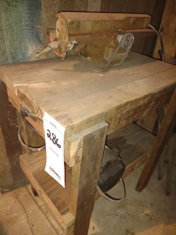 ANTIQUE JOINTER W/ TABLE