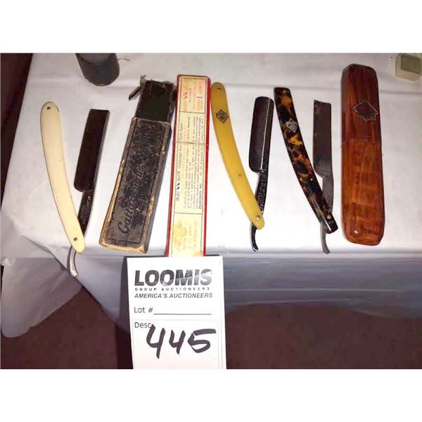 LOT OF 7 STRAIGHT RAZORS