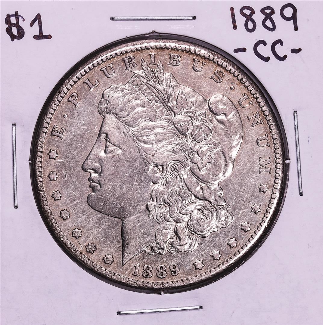 1889-CC $1 Morgan Silver Dollar Coin