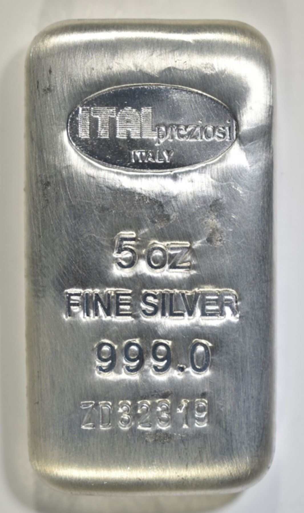 FIVE OUNCE .999 SILVER BAR