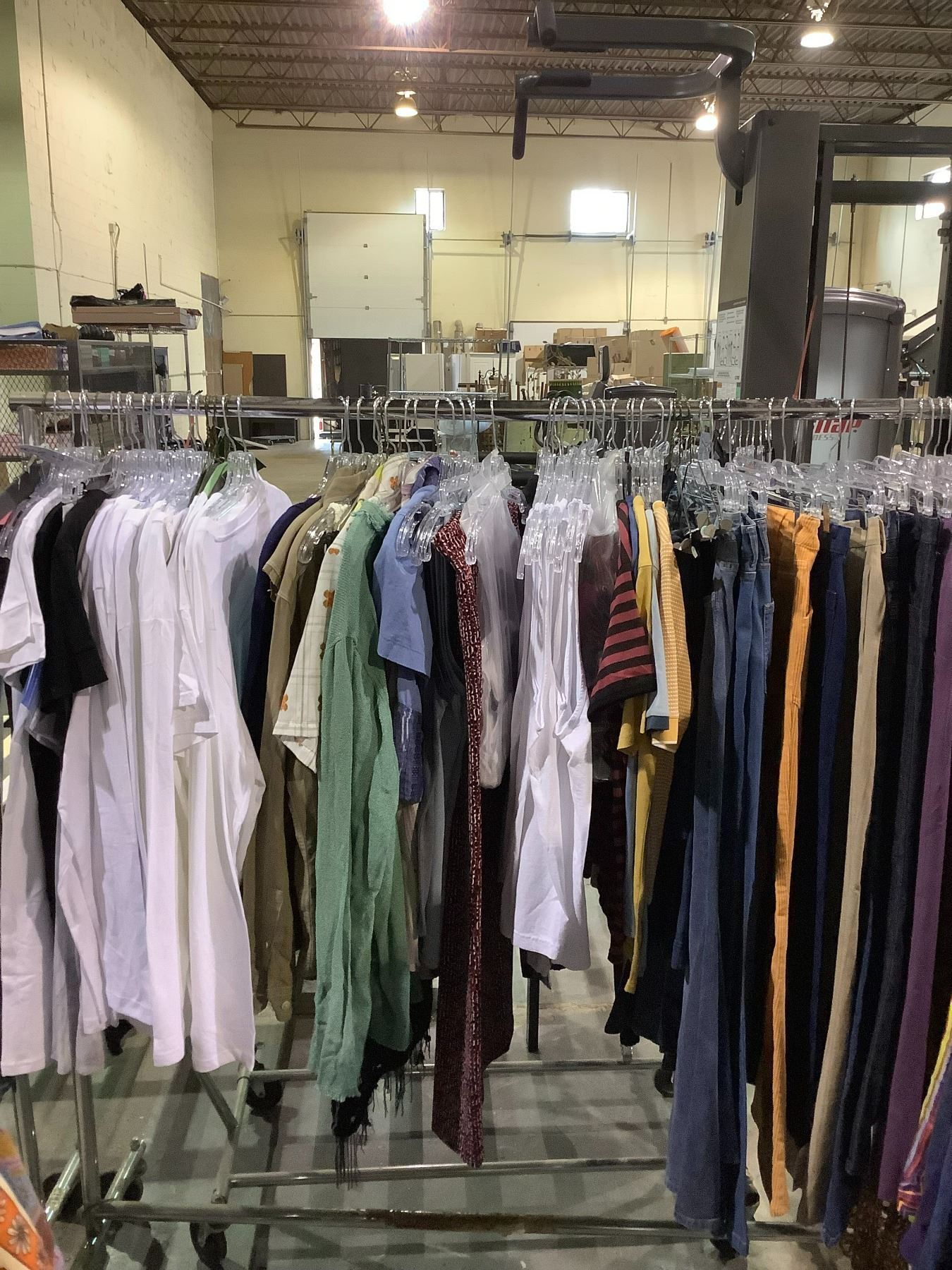 RACK OF ALL NEW WITH TAGS CLOTHING ASSORTED SIZES BRANDS INCLUDE; OLSEN ...