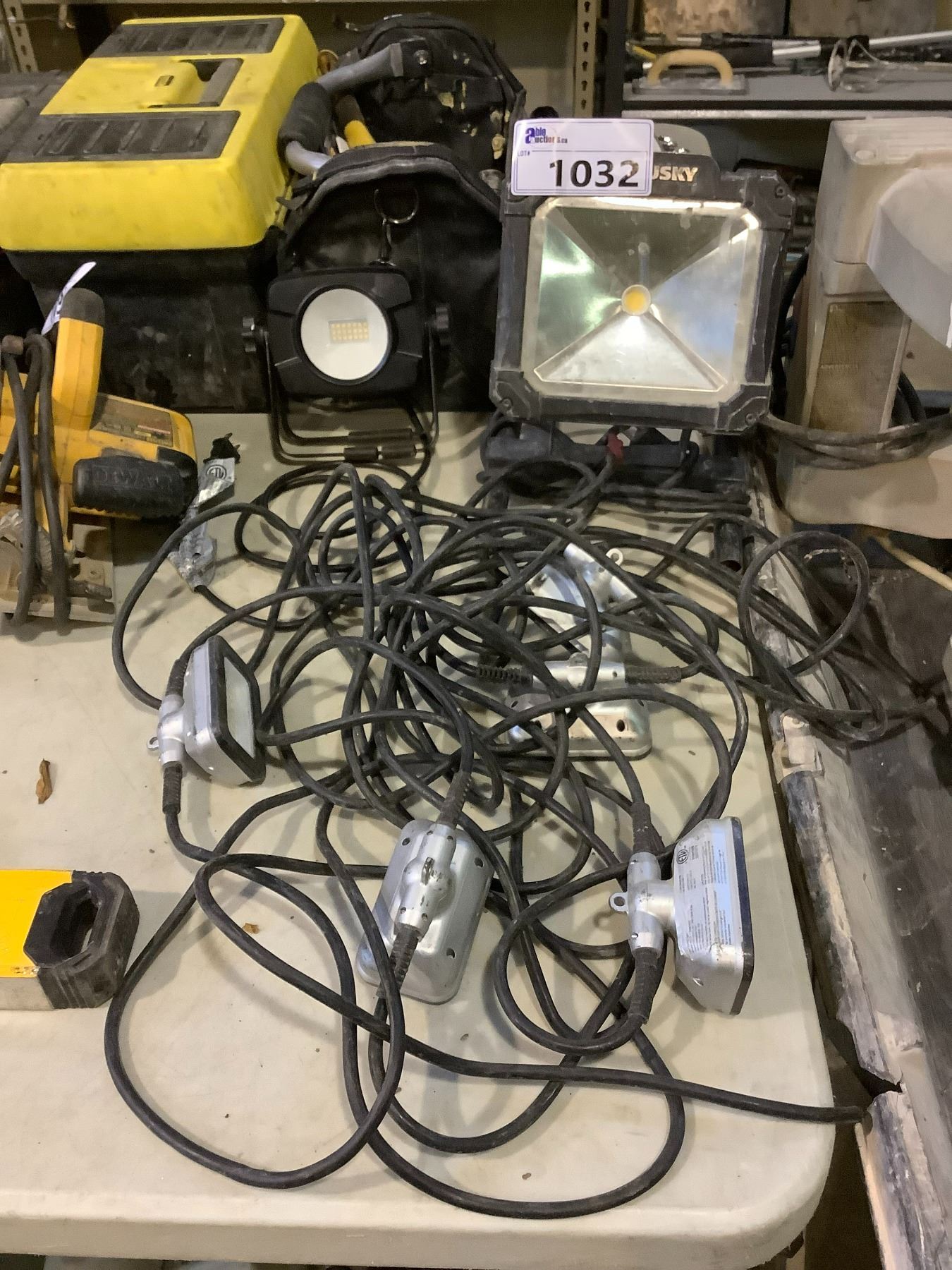 Husky Work Light Intertek Led String Lights And Work Light Able Auctions