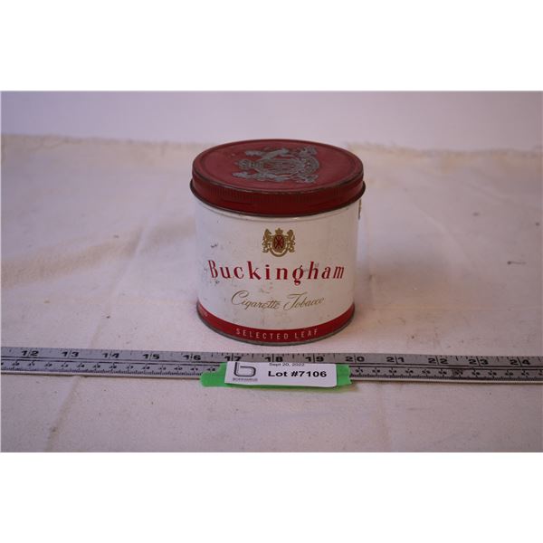 Buckingham Tobacco Tin Bodnarus Auctioneering