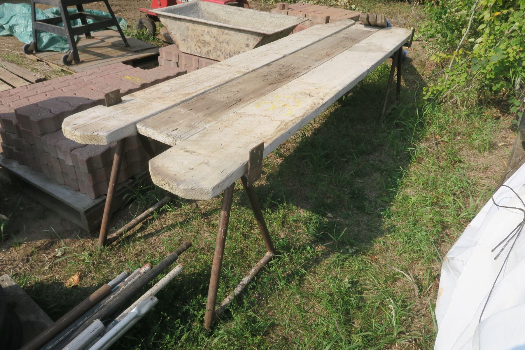 Small Work Scaffold & Steel Frame - 9ft. X 2.5ft. (Cecil Ferry ...