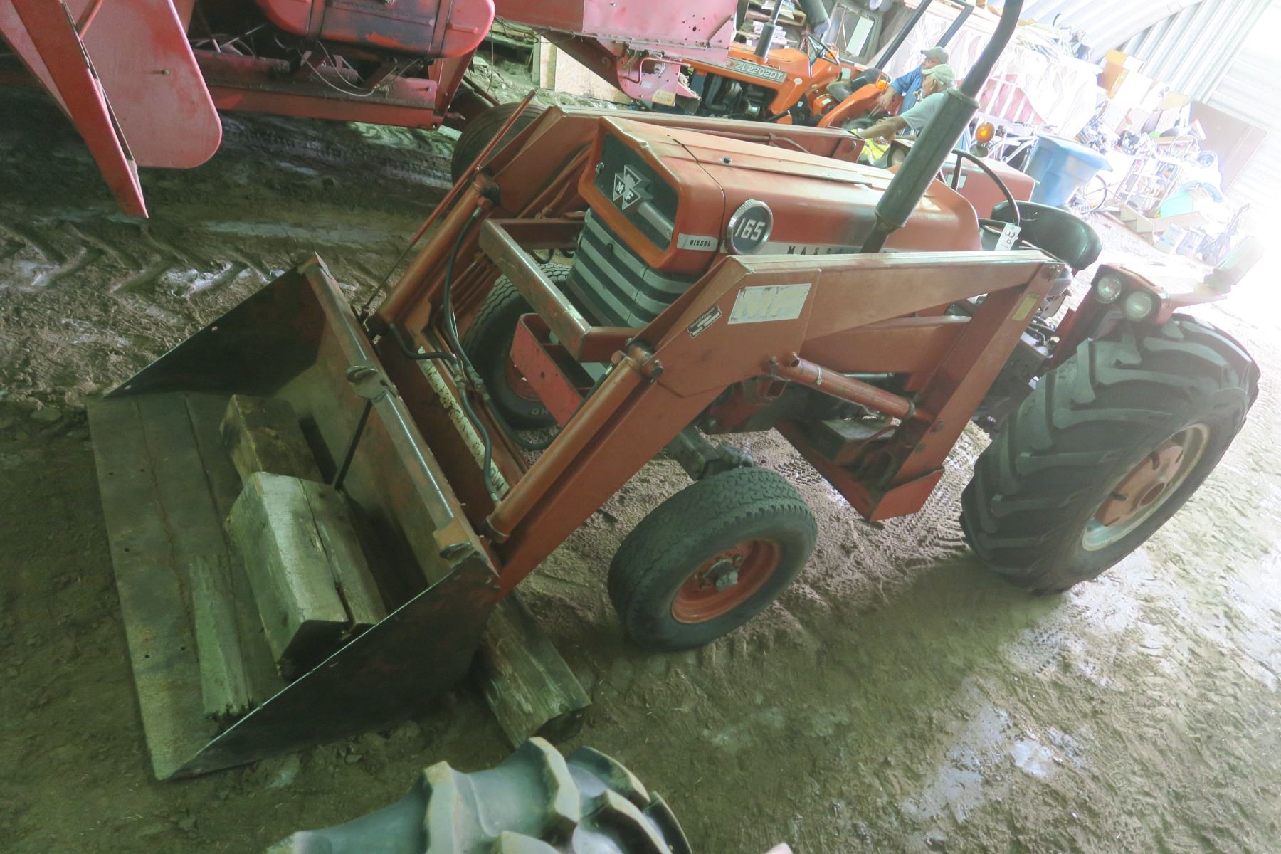 Massey Ferguson 165 Diesel w/ Loader - 3145hrs. Runs & Drives - 3 Point ...