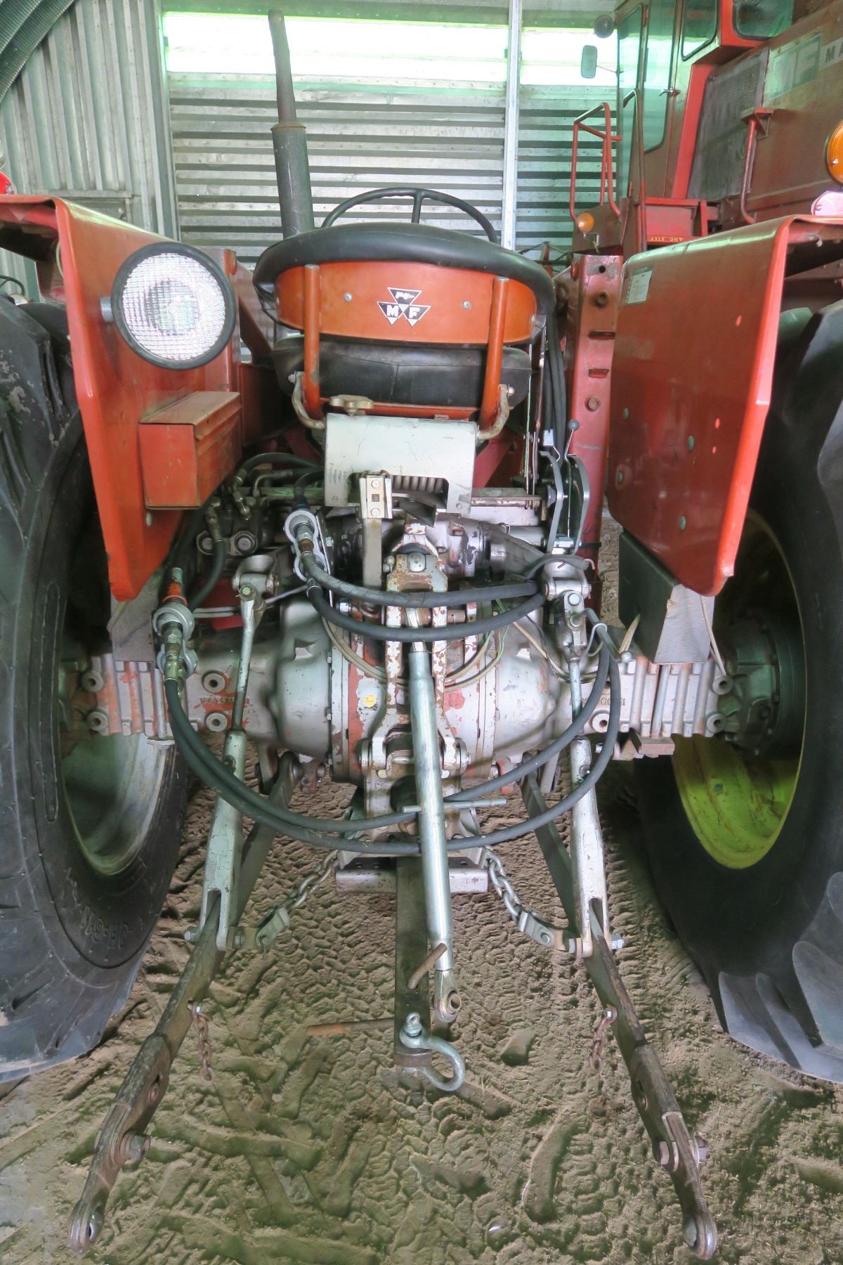 Massey Ferguson 165 Diesel w/ Loader - 3145hrs. Runs & Drives - 3 Point ...