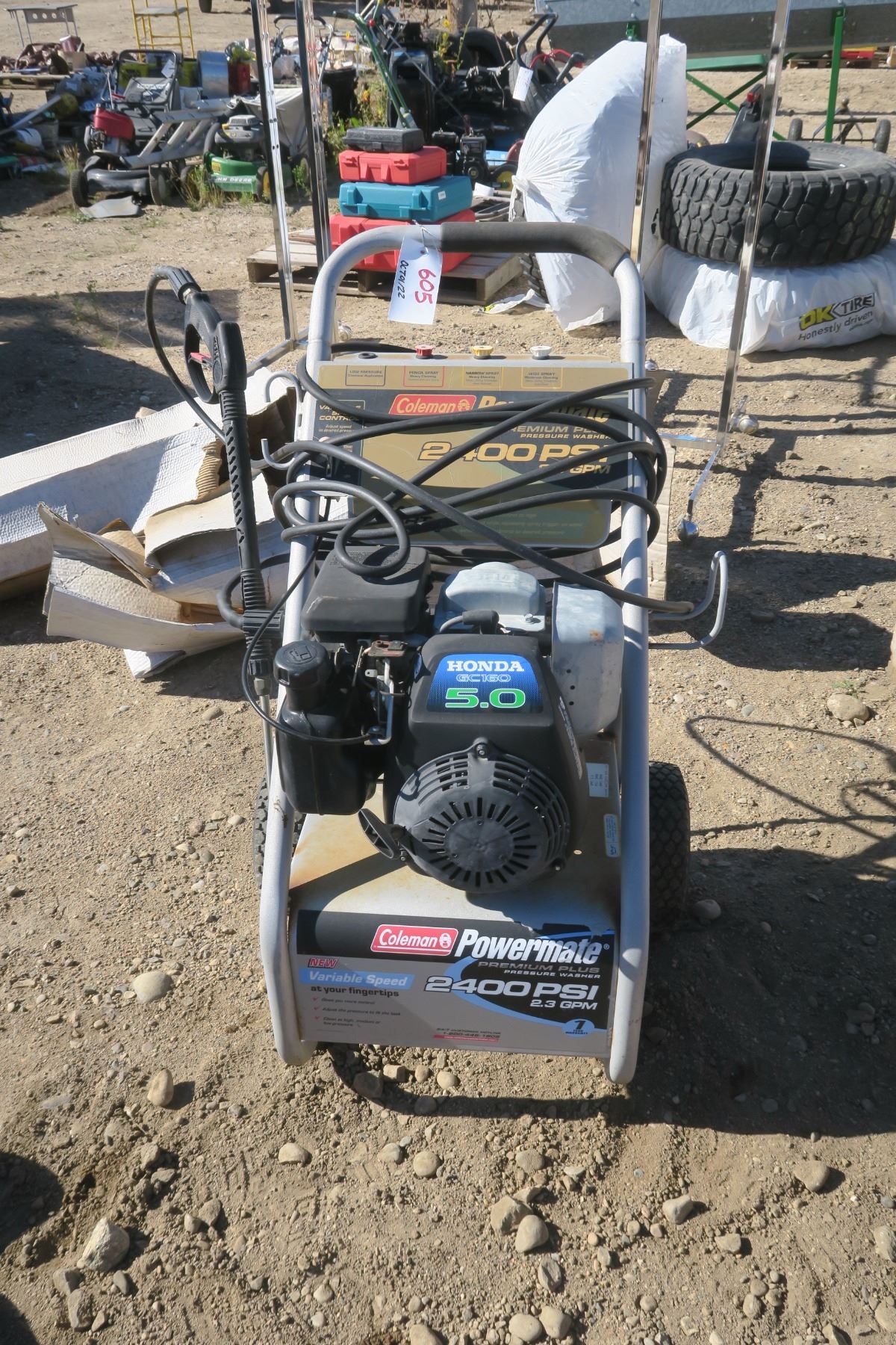 Coleman Powermate Pressure Washer - 2400PSI 2.3GPM - Schmalz Auctions