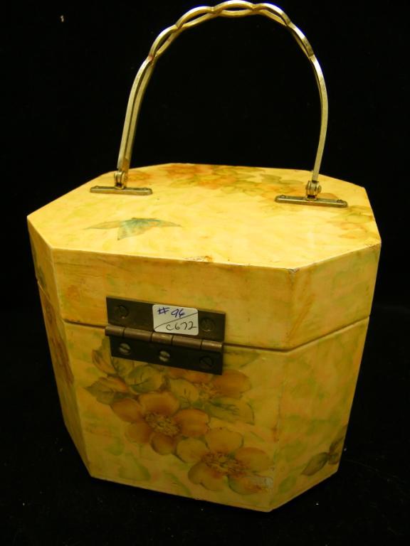 Vintage Box Purse 7" W